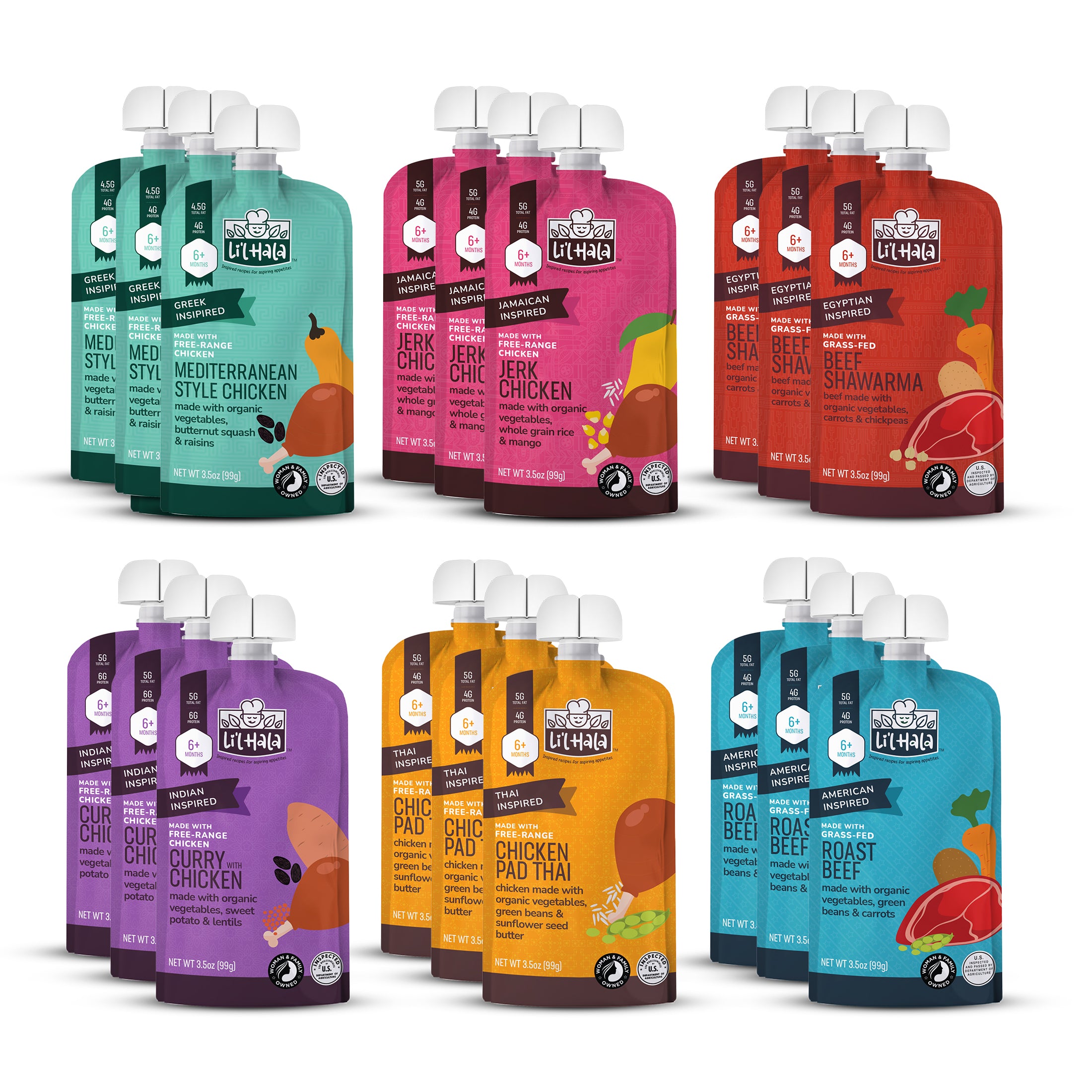 Best Organic Food Pouches For Baby - Li'l Hala Foods